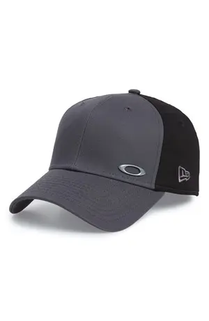 Oakley Men's  Tinfoil Baseball Cap Grigio Scuro