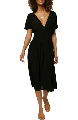 O'Neill Cecile Short Sleeve Midi Dress