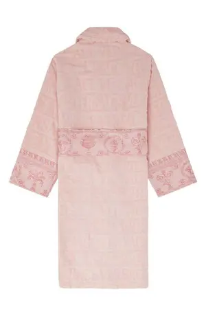 Versace Barocco Terry Robe - Pink Pink