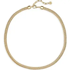 Nordstrom Foxtail Flat Chain Necklace - Gold