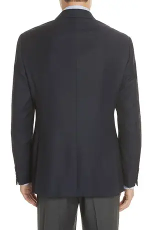 Emporio Armani Trim Fit Wool Blazer