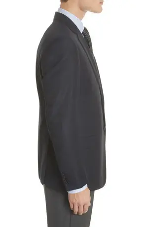 Emporio Armani Trim Fit Wool Blazer