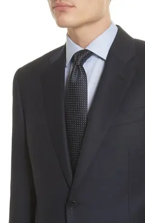 Emporio Armani Trim Fit Wool Blazer
