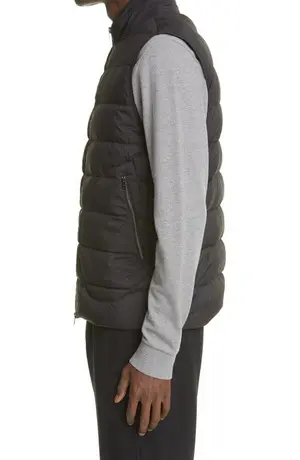 Herno Matte Nylon Down Puffer Vest
