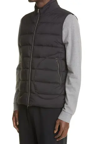 Herno Matte Nylon Down Puffer Vest