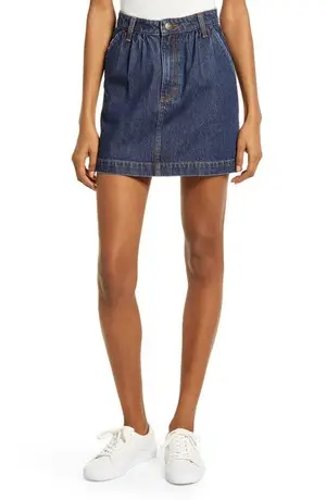 LEEM Denim Miniskirt