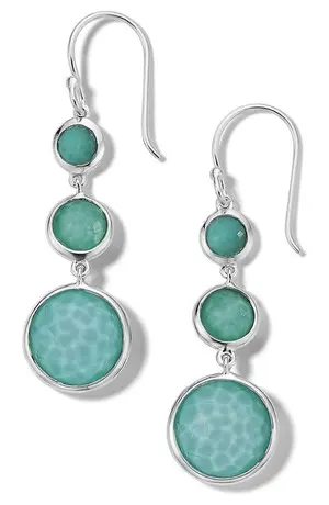 Ippolita Lollipop Lollitini Drop Earrings - Silver/ Turquoise