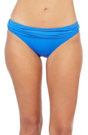 La Blanca Island Goddess Hipster Bikini Bottoms China Blue