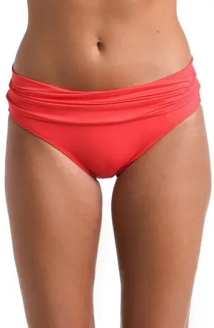 La Blanca Island Goddess Hipster Bikini Bottoms Guava