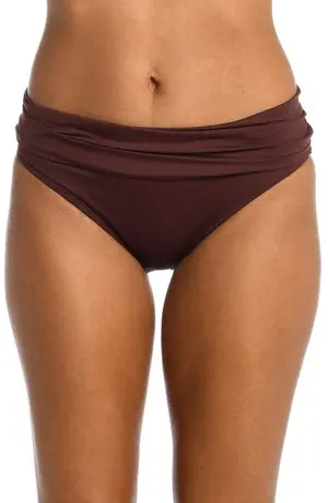 La Blanca Island Goddess Hipster Bikini Bottoms Java