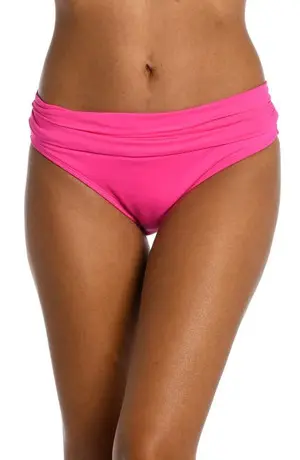 La Blanca Island Goddess Hipster Bikini Bottoms Pop Pink