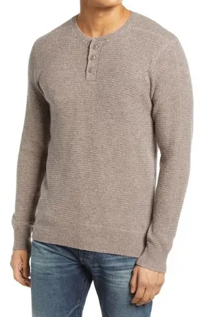 SCHOTT Thermal Henley Taupe