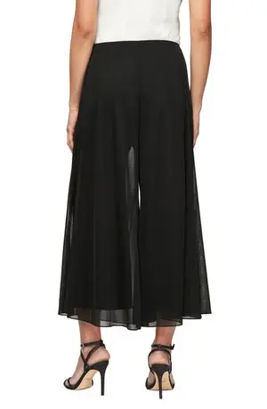 Alex Evenings Crop Wide Leg Pants