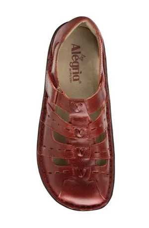 ALEGRIA BY PG LITE Hadlee Wedge Heel Sandal - Garnet