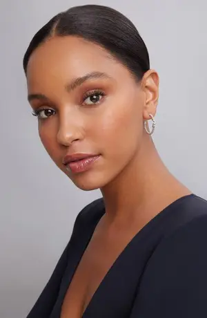 Lagos Caviar Link Hoop Earrings