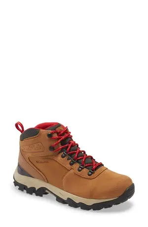 Columbia Hiking Boots Beige Red