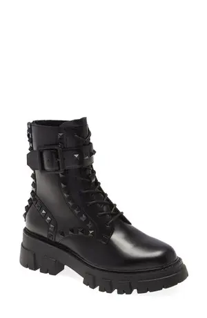 Ash Lewis Stud Combat Boot