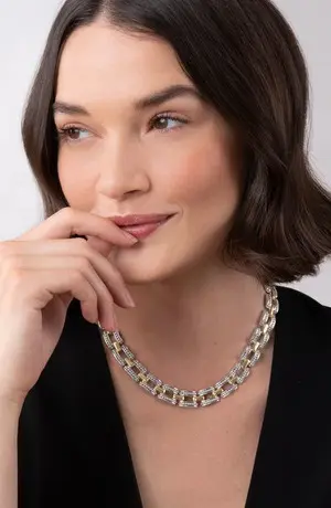 Lagos High Bar Link Collar Necklace