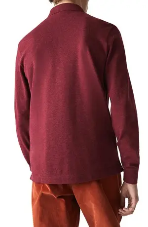Lacoste Long Sleeve Polo Vine Chine