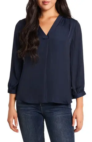 Vince Camuto Rumpled Satin Blouse Blouses