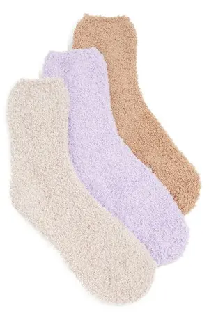STEMS Stems 3-Pack Lounge Ankle Socks Nude/blush/mulberry