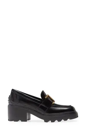 TOD'S Buckle Moc Toe Loafer