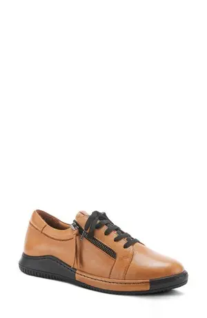 SPRING STEP SHOES Yana Leather Sneakers - Camel