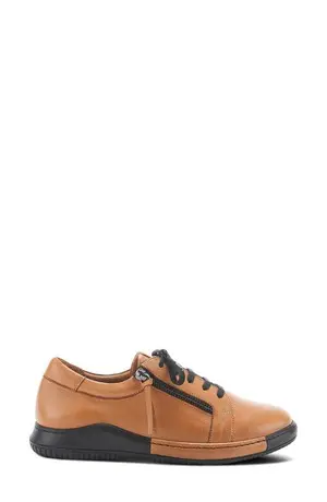 SPRING STEP SHOES Yana Leather Sneakers - Camel