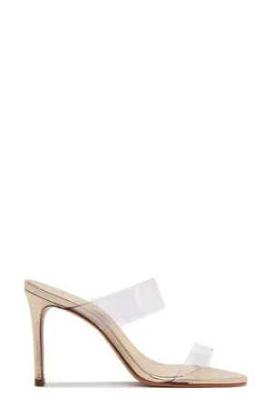 Schutz Ariella Stiletto Sandal - Platinum