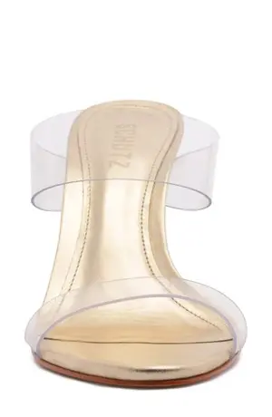 Schutz Ariella Stiletto Sandal - Platinum