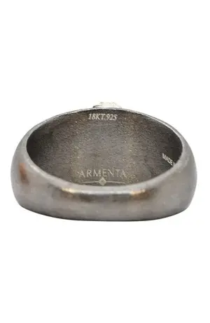 Armenta Old World Diamond Cross Ring