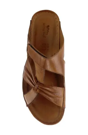 SPRING STEP SHOES Gretta Wedge Sandals - Brown