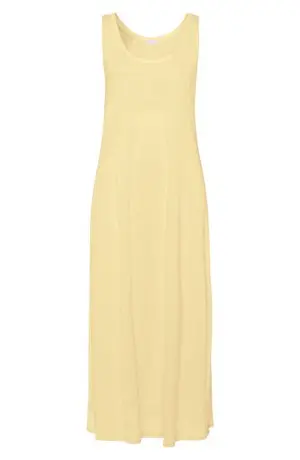 Hanro Cotton Deluxe Long Gown - Vanilla Highlight