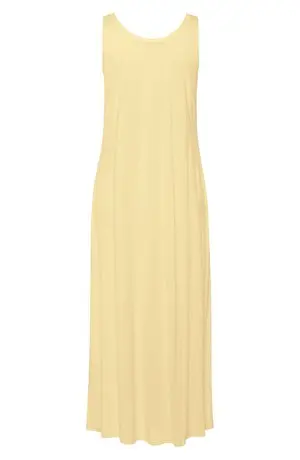 Hanro Cotton Deluxe Long Gown - Vanilla Highlight