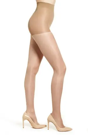 Natori Shimmer Sheer Tights - Nude