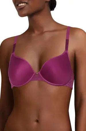 Chantelle C Jolie Comfort Convertible T-shirt Bra - Grenadine-9y
