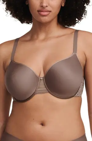 Chantelle C Jolie Comfort Convertible T-shirt Bra Hazelnut