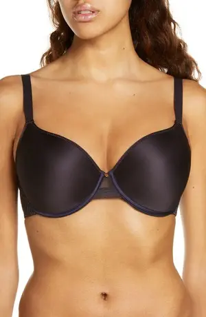 Chantelle C Jolie Comfort Convertible T-shirt Bra Ink-vb