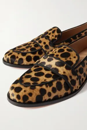 AQUAZZURA Martin Suede Loafers