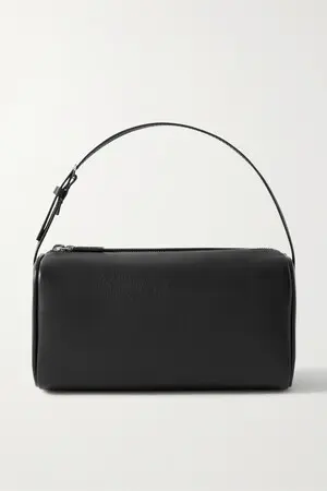 THE ROW 90s Small Leather Tote - Black