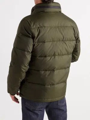 Aspesi Padded Quilted Nylon Down Jacket