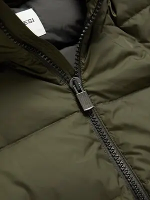 Aspesi Padded Quilted Nylon Down Jacket