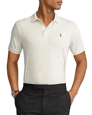 Polo Ralph Lauren Classic Fit Soft Cotton Polo Shirt American Heather