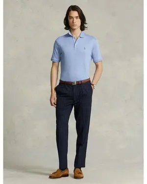 Polo Ralph Lauren Soft Cotton Polo Shirt - Blue Heather