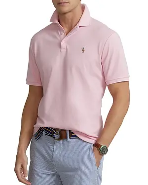 Polo Ralph Lauren Classic Fit Soft Cotton Polo Shirt Carmel Pink