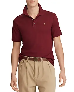 Polo Ralph Lauren Classic Fit Soft Cotton Polo Shirt Classic Wine
