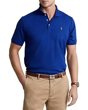 Polo Ralph Lauren Classic Fit Soft Cotton Polo Shirt Deep Saphire Heather