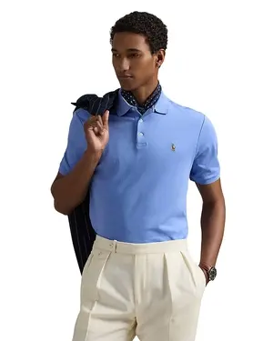 Polo Ralph Lauren Classic Fit Soft Cotton Polo Shirt Fall Blue