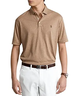 Polo Ralph Lauren Classic Fit Soft Cotton Polo Shirt Italian Heather