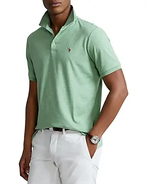 Polo Ralph Lauren Classic Fit Soft Cotton Polo Shirt Outback Green Heather